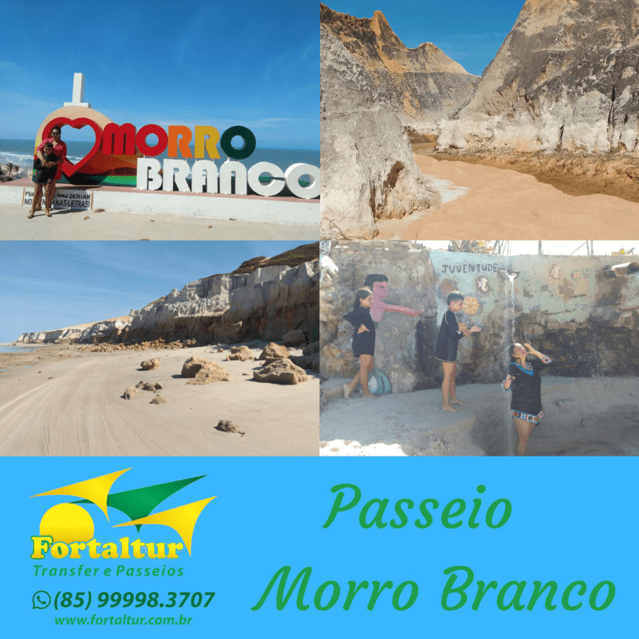 Passeio Morro Branco/Praia das Fontes, saindo de Fortaleza - Fortaltur